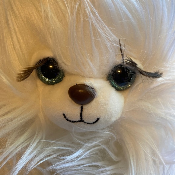 Trov | Toys | Trov Holiday Bear Plush Snowball White Eyelash Sparkly ...